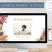 Fall Funeral E-bundle, Zoom Funeral Background, Virtual Memorial, Evite ...