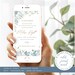 Death Announcement Digital Template, Electronic Death Announcement Card ...