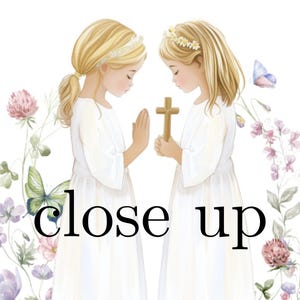 Twin Girls Bible Bookmark, First Communion EDITABLE Favor, Prayer Card ...