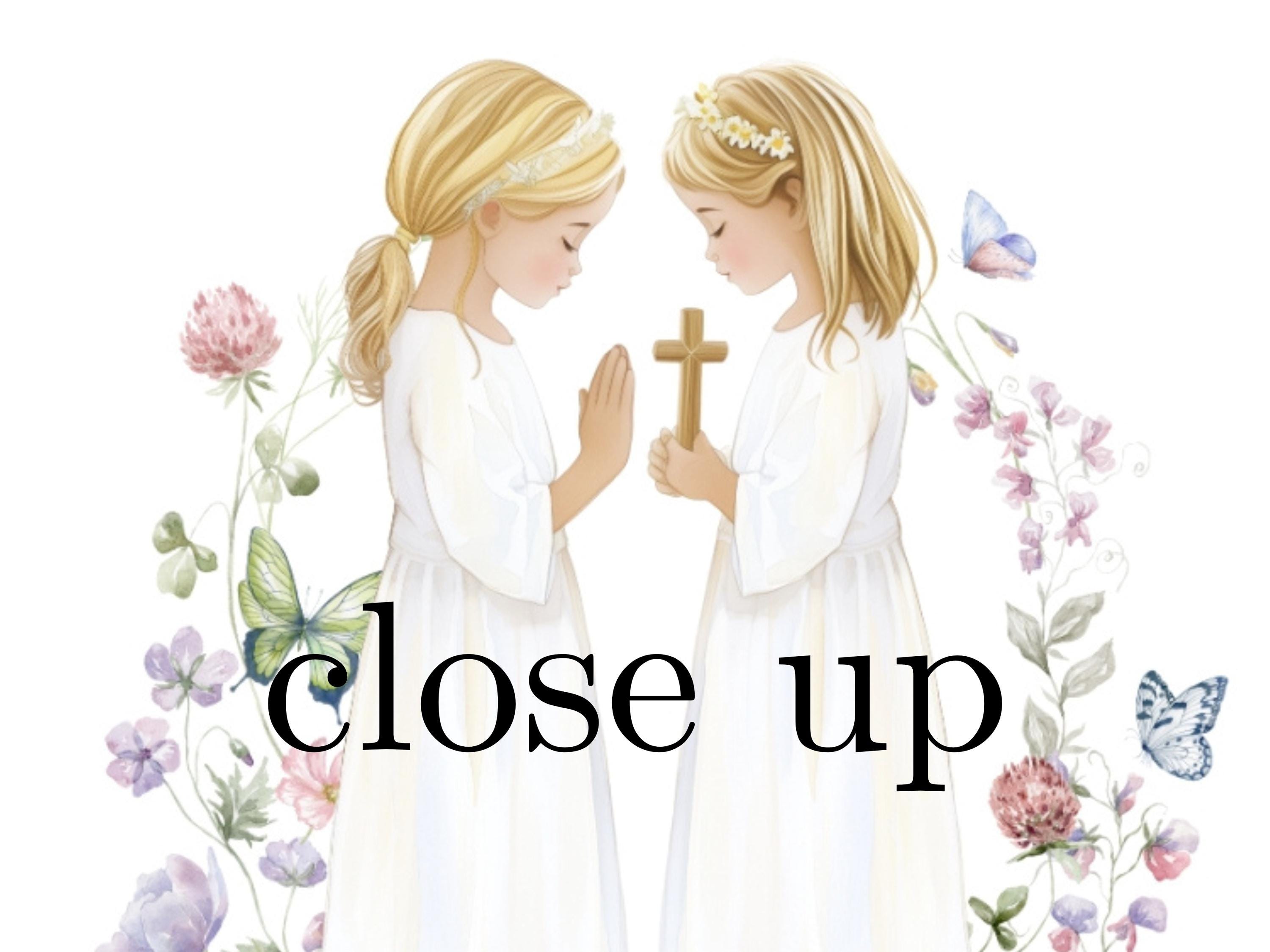 Twin Girls Bible Bookmark, First Communion EDITABLE Favor, Prayer Card ...