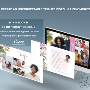 Editable Funeral Slideshow Template, Memorial Video Template, Life ...