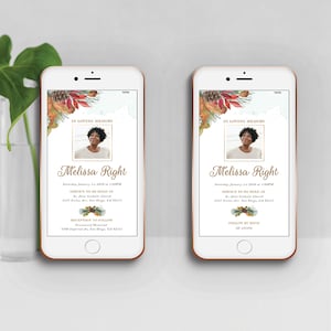 Fall Funeral E-bundle Zoom Funeral Background Virtual - Etsy