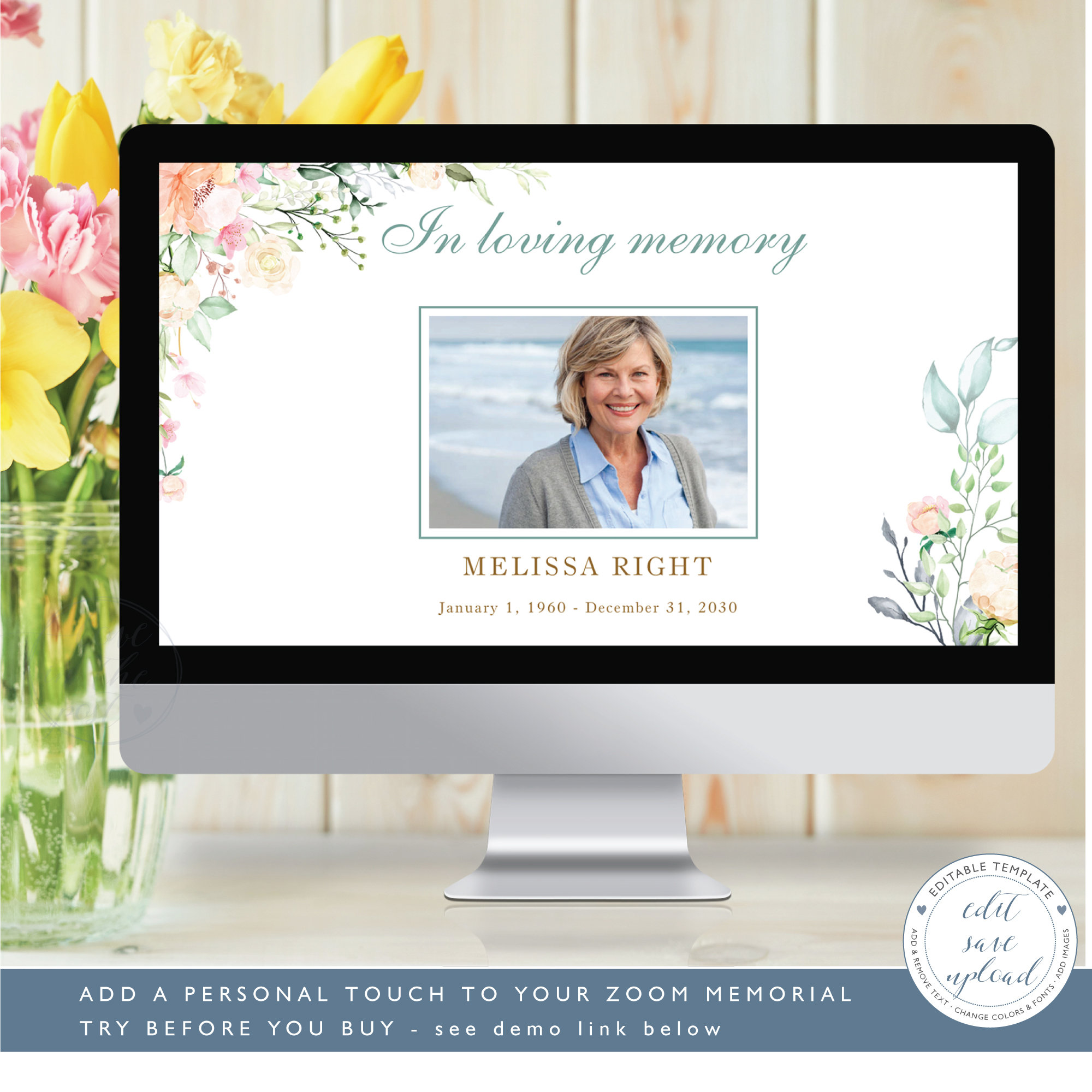 Memorial Service Background