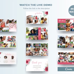 Editable Funeral Slideshow Template, Memorial Video With Roses, Life ...