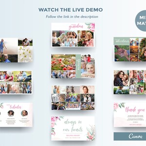 Funeral Slideshow Template With Music, Femenine Memorial Video Template ...