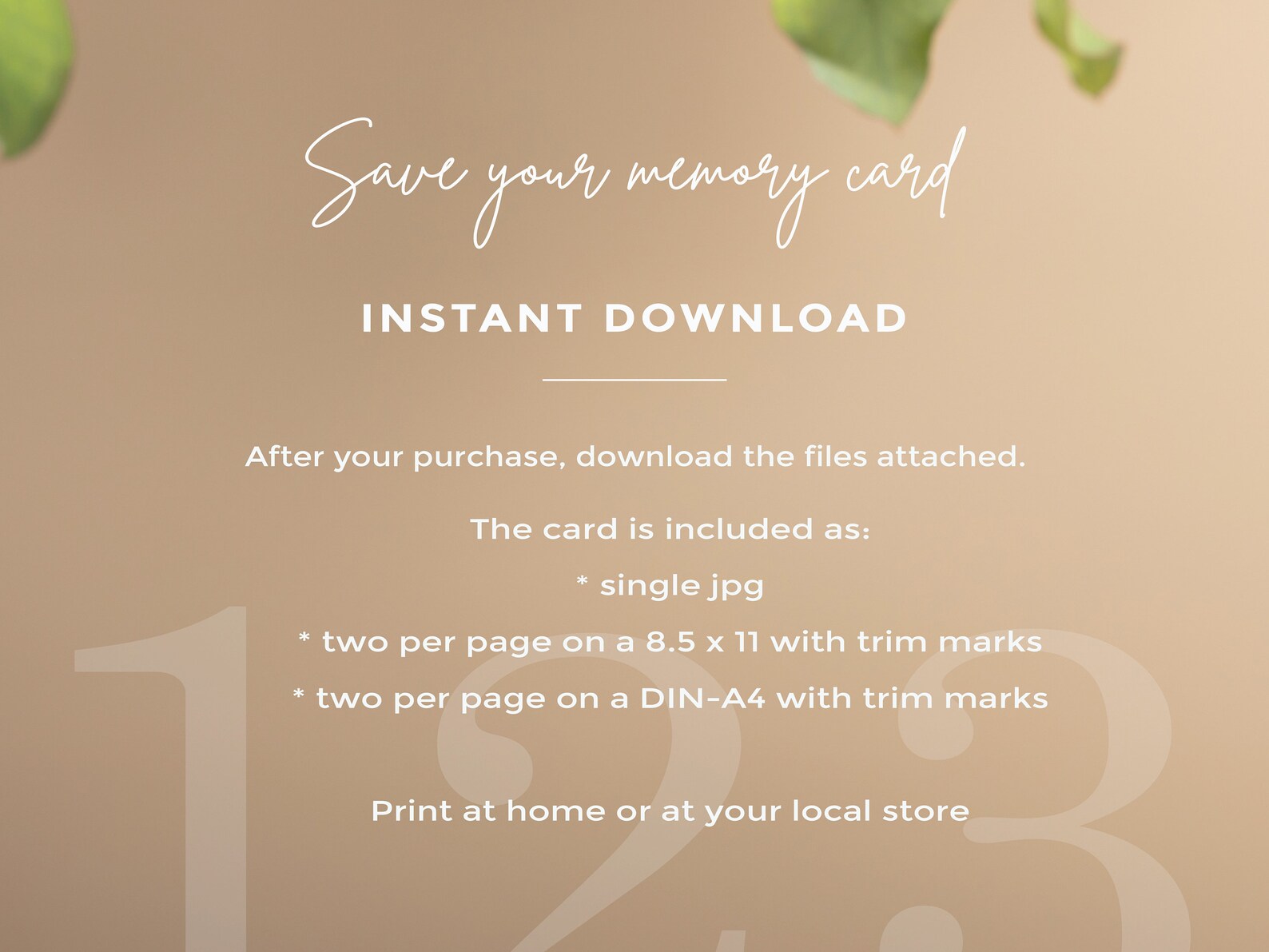 Share a Memory Editable Sign Card Share a Memory Printable | Etsy