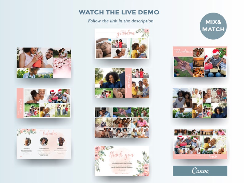 Celebration of Life Slideshow, Memorial Video Template, Life Tribute ...
