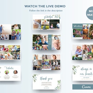 Celebration of Life Slideshow Template for Man With Music, Memorial ...