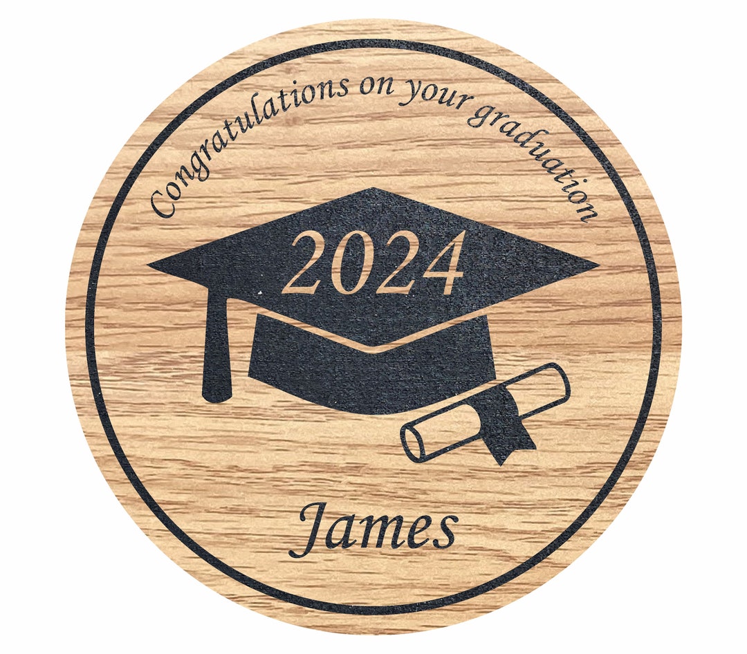 Graduation Personalised Coaster - Etsy