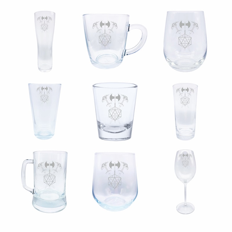 Personalised Dnd Glasses - Etsy UK