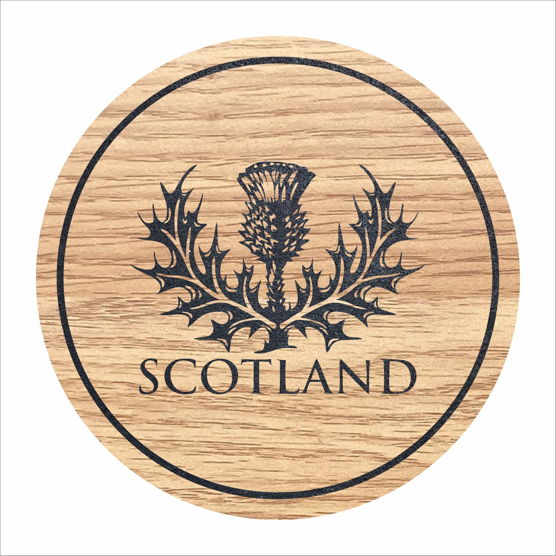 Scottish Thistle Coasters Gift | Etsy UK
