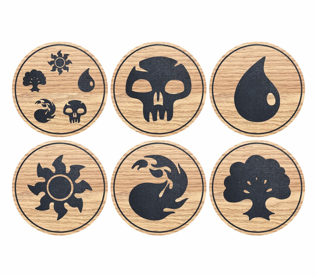 Magic the Gathering Coaster Inspired Gift - Etsy