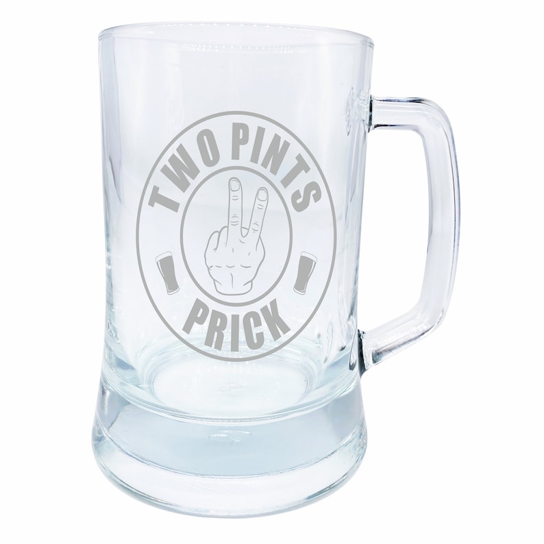 Still Game Inspired Two Pints Prick Glass Tankard - Etsy UK