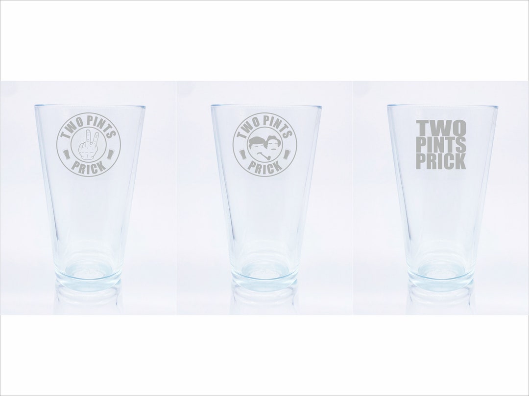 Still Game Inspired Two Pints Prick Pint Drinking Glasses - Etsy