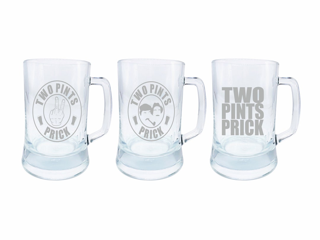 Still Game Inspired Two Pints Prick Glass Tankard - Etsy UK