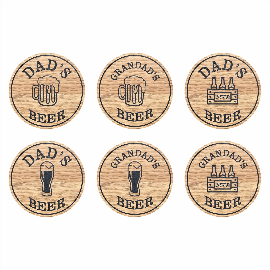 Personalised Beer Inspired Drinking Coasters - Etsy