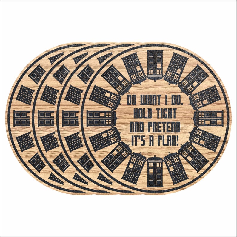 Doctor Who Inspired Coasters - Etsy UK