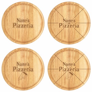 Personalised Pizzeria Pizza Chopping Cutting Slicing Board - Etsy