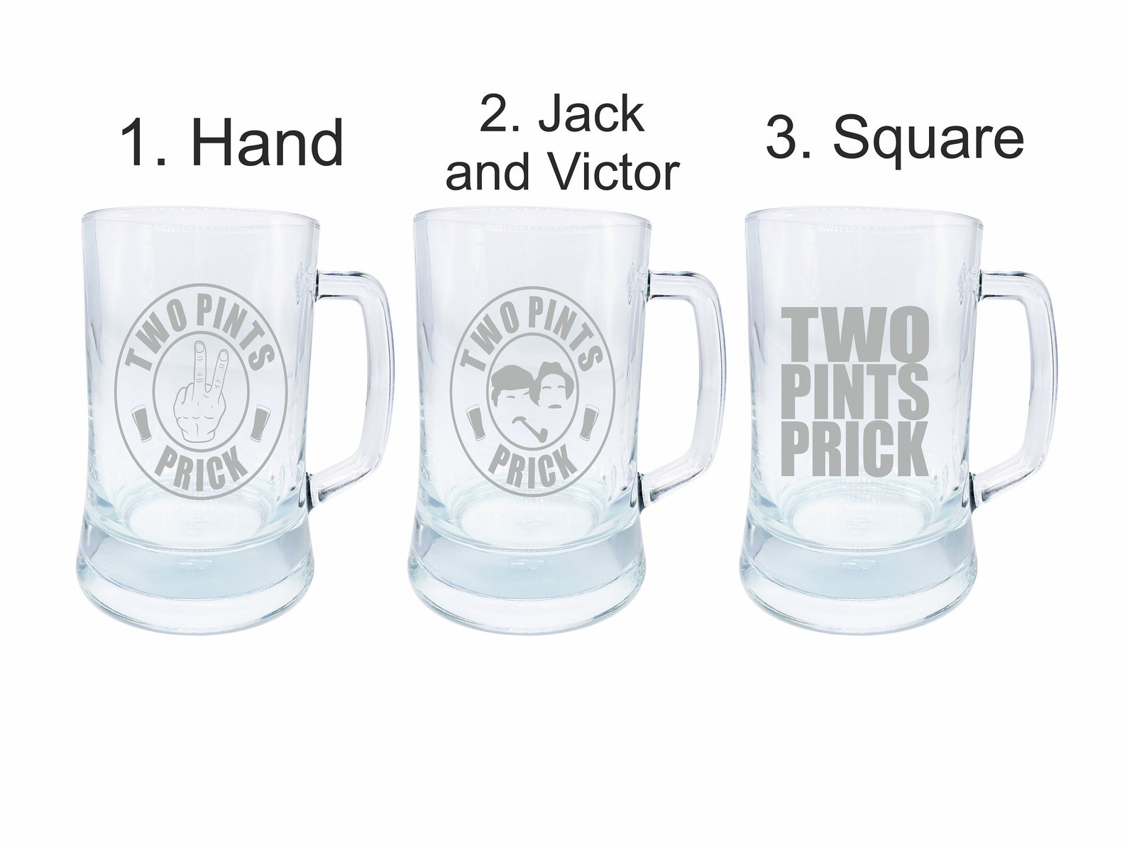 Still Game Inspired Two Pints Prick Glass Tankard - Etsy UK