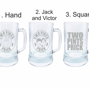 Still Game Inspired Two Pints Prick Glass Tankard - Etsy UK