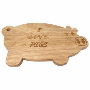 Pig Shaped Kitchen Board - Etsy