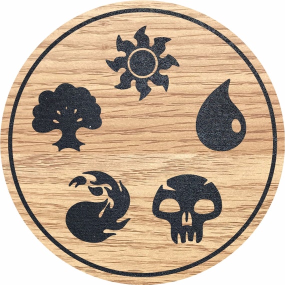 Magic the Gathering Coaster Inspired Gift | Etsy