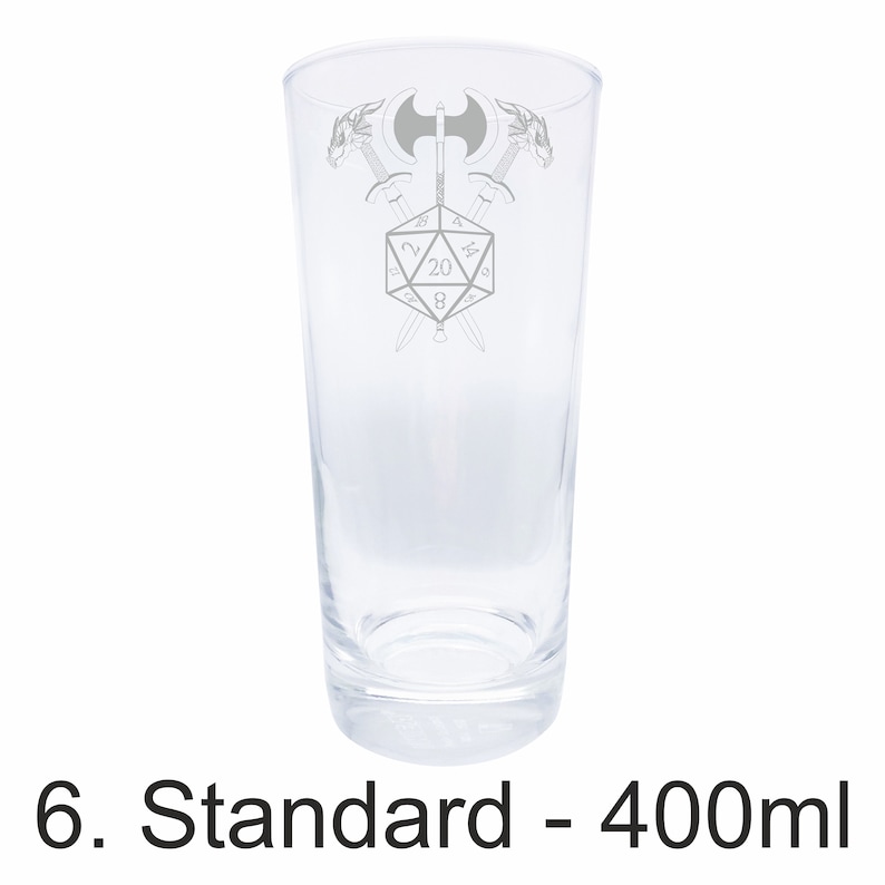 Dungeons and Dragons Inspired Drinking Glasses - Etsy
