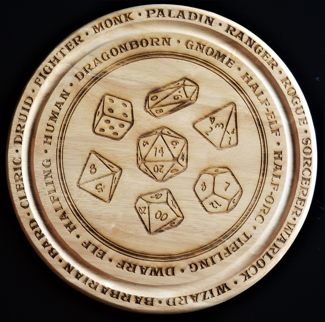 Dungeons and Dragons Inspired Pizza/bread Kitchen Board - Etsy