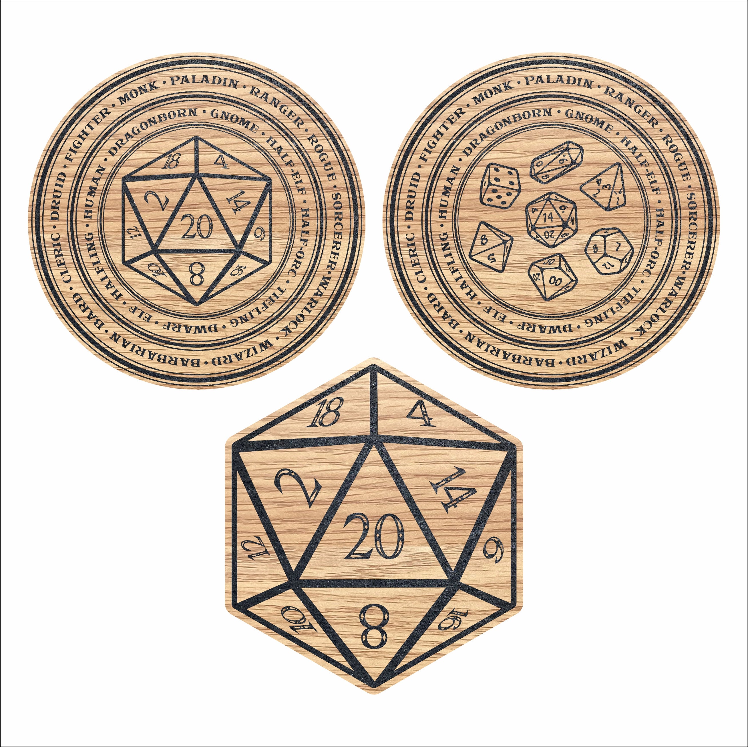 Home & Living | DnD Gift 4 DND Genuine Leather Coasters Set DnD ...