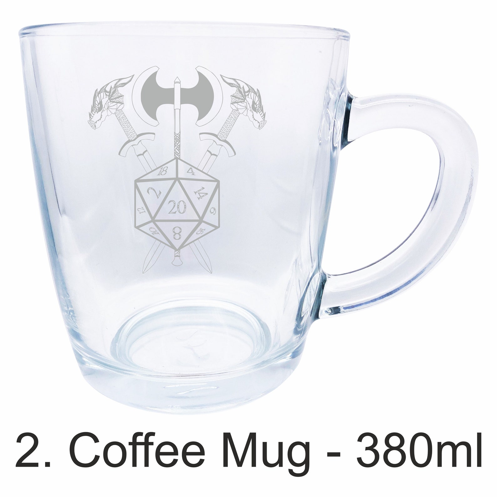 Dungeons and Dragons Inspired Drinking Glasses - Etsy