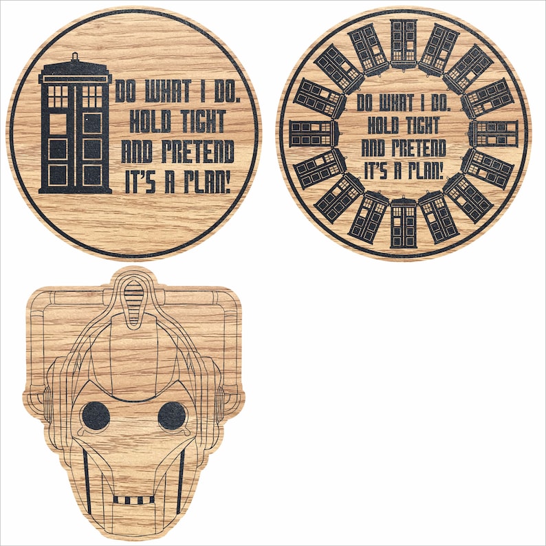 Doctor Who Inspired Coasters - Etsy UK