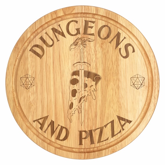 Dungeons and Pizza Board - Etsy