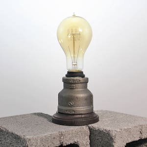 The Edison Light & Base - Etsy