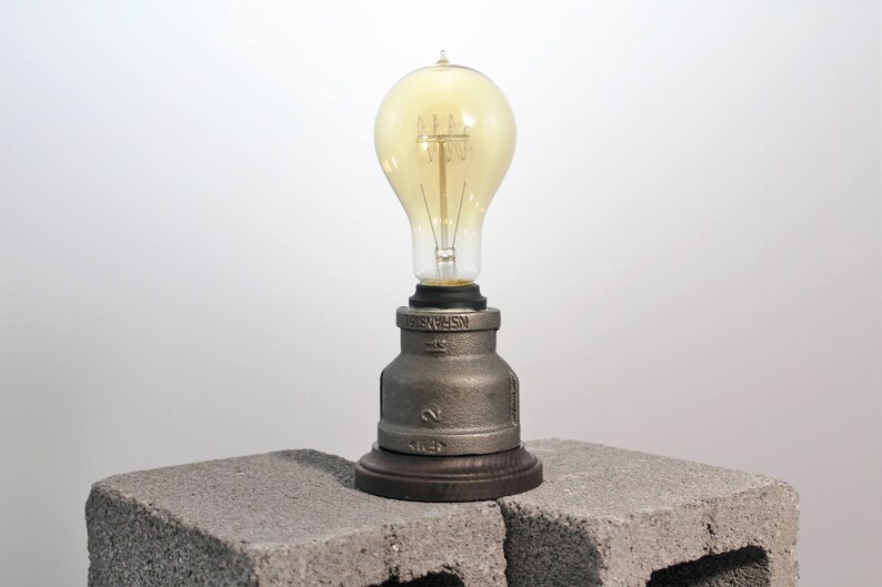 The Edison Light & Base - Etsy