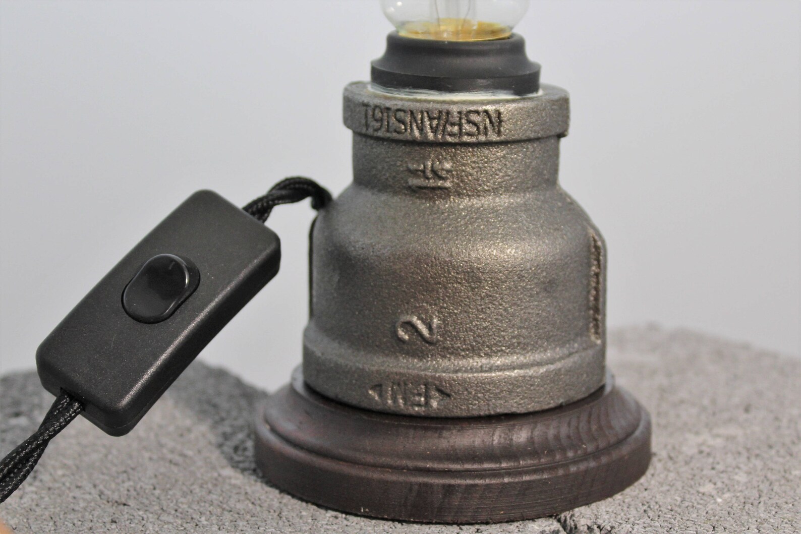 The Edison Light & Base - Etsy