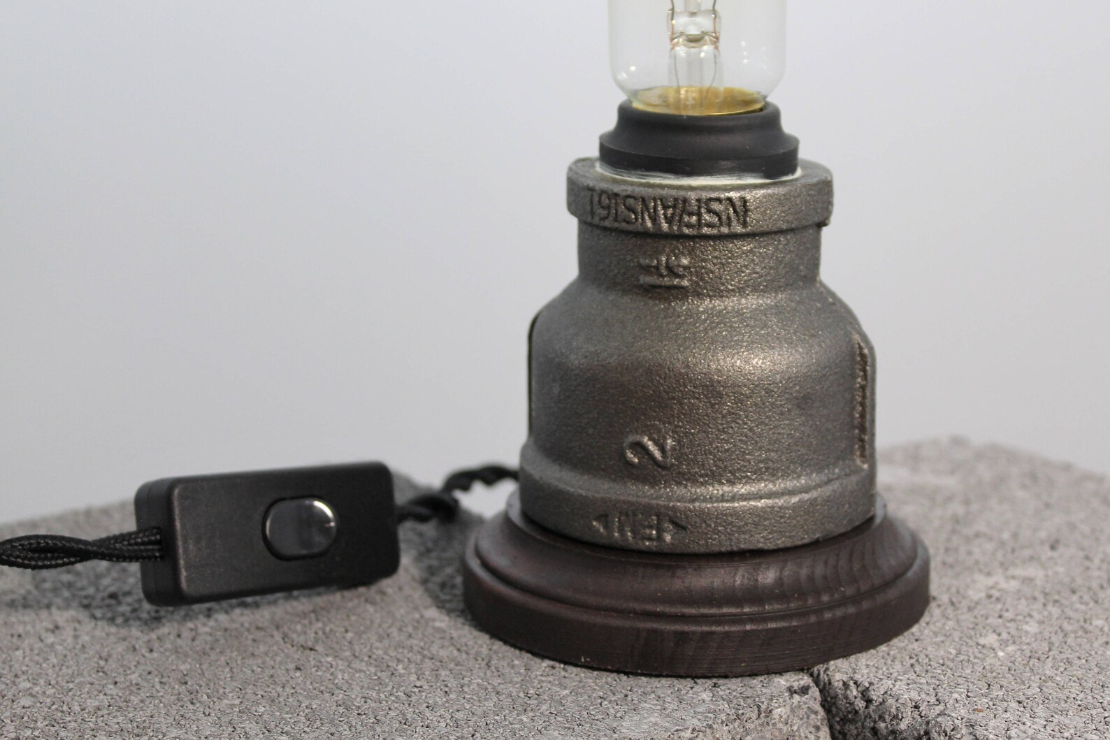 The Edison Light & Base - Etsy