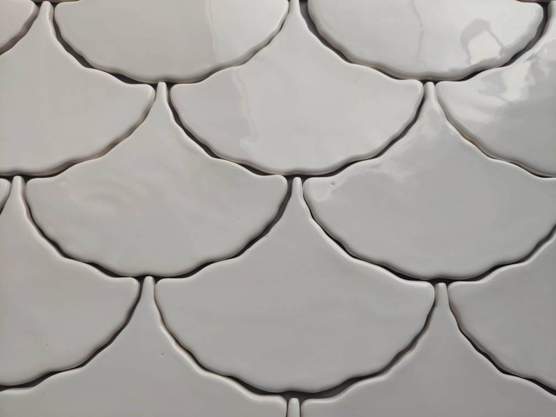 Wabi Sabi. Handmade Ceramic Mosaic Tiles Ceramic Leaf Tiles - Etsy