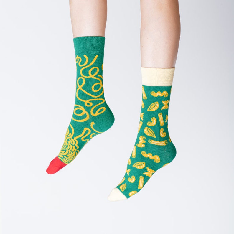 Pasta Makaroni Socks, Colourful, Mismatched, Funny, Bold, Sports ...