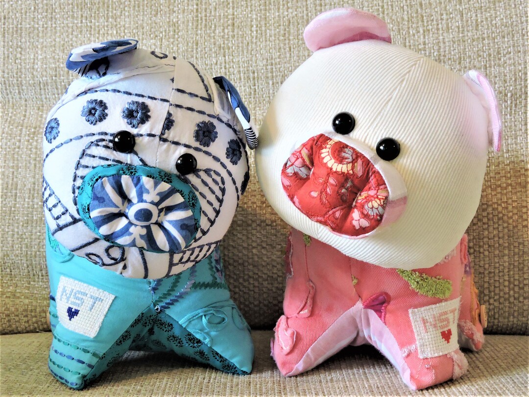 Pig Keepsake Made From Baby Clothes, Pig Keepsake, Baby Clothes Pig ...