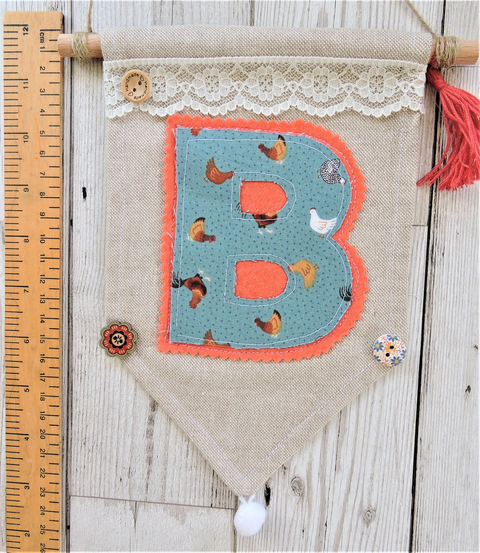 Initial Letter Wall Hanging SLOTH Theme, Letter Banner, Letter Flag ...