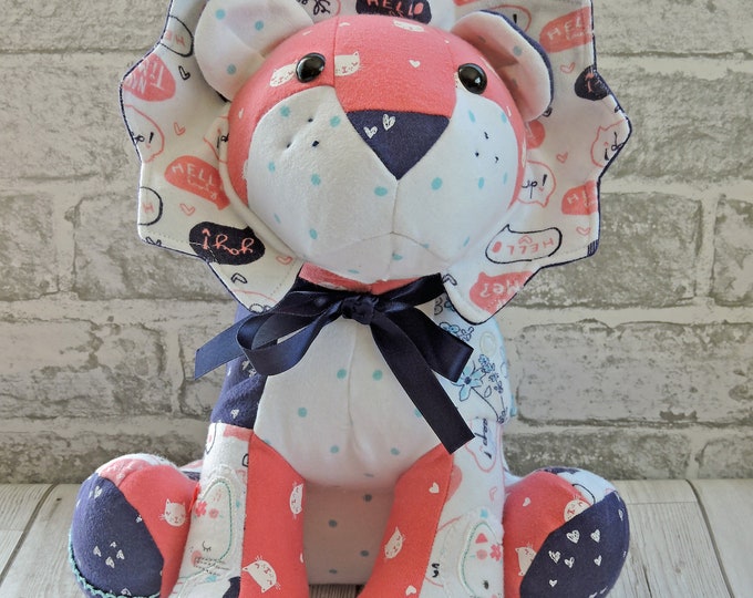Memory Lion Made From Loved Ones Clothing Memory Lion Keepsake - Etsy