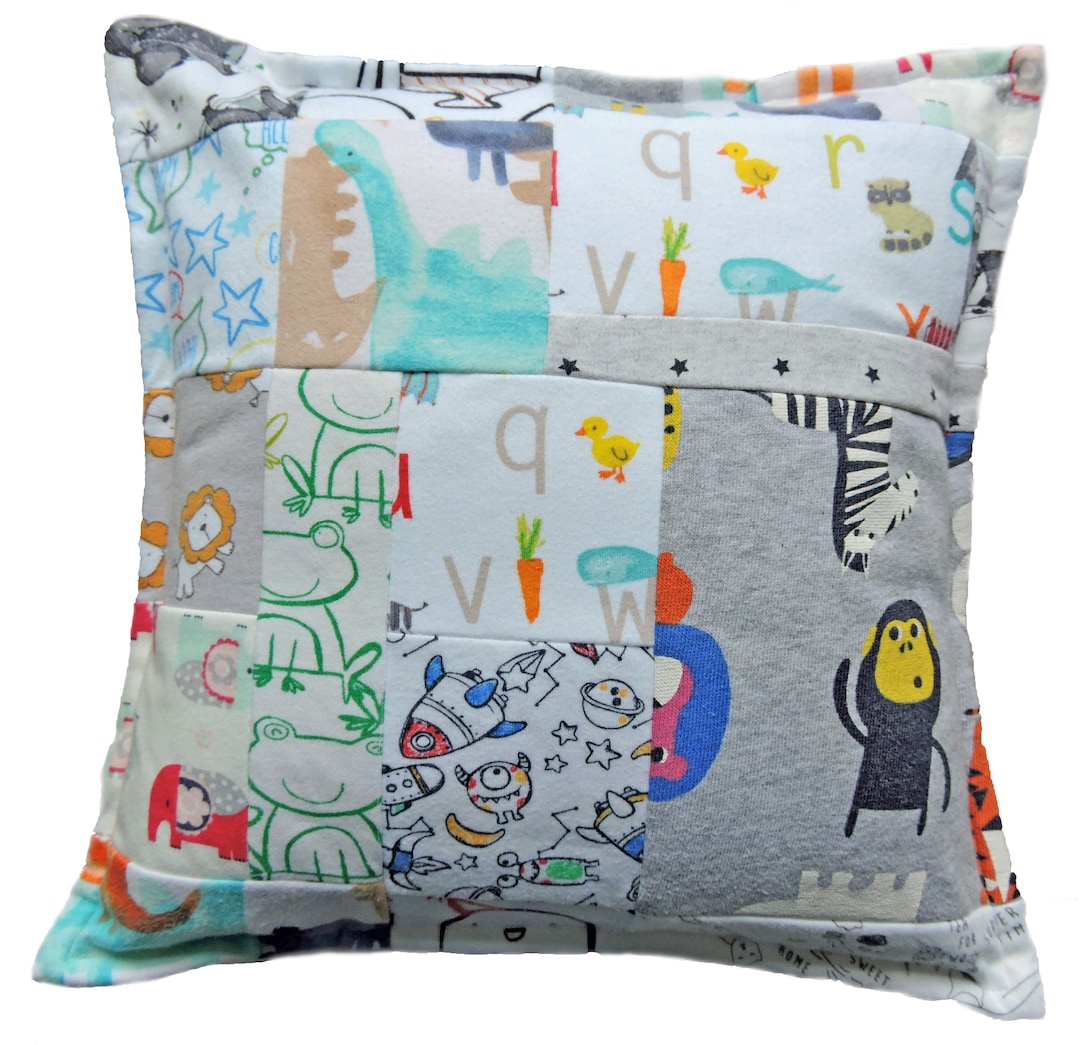 Keepsake Memory Cushion Using Baby Clothes COVER, Baby Clothes Cushion ...