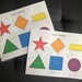 Shape Matching Game, Printable Toddler Preschool Learning Tool ...