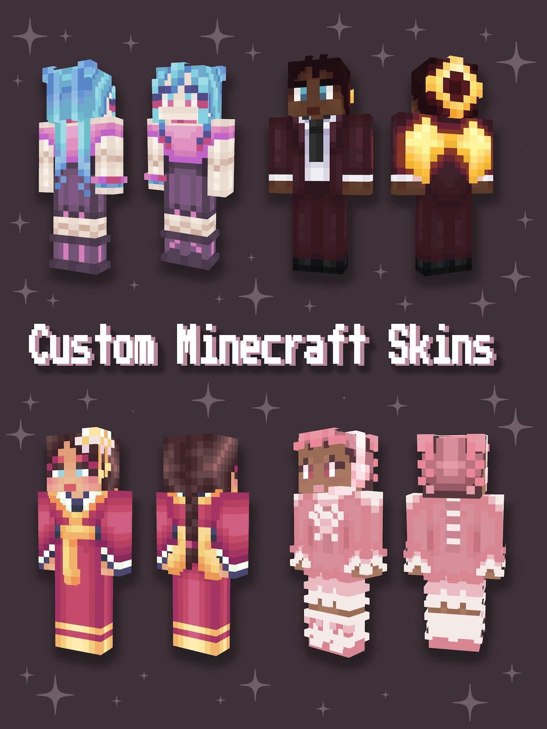 Custom Minecraft Skins - Etsy