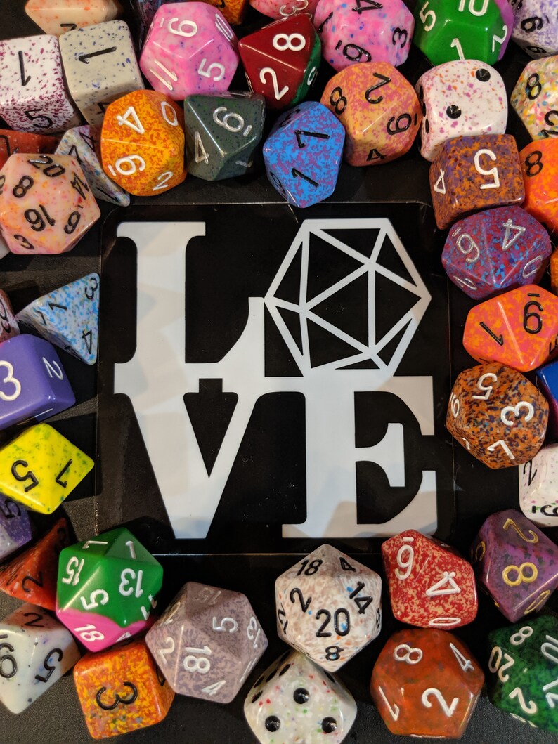 Love Dice Sticker - Etsy