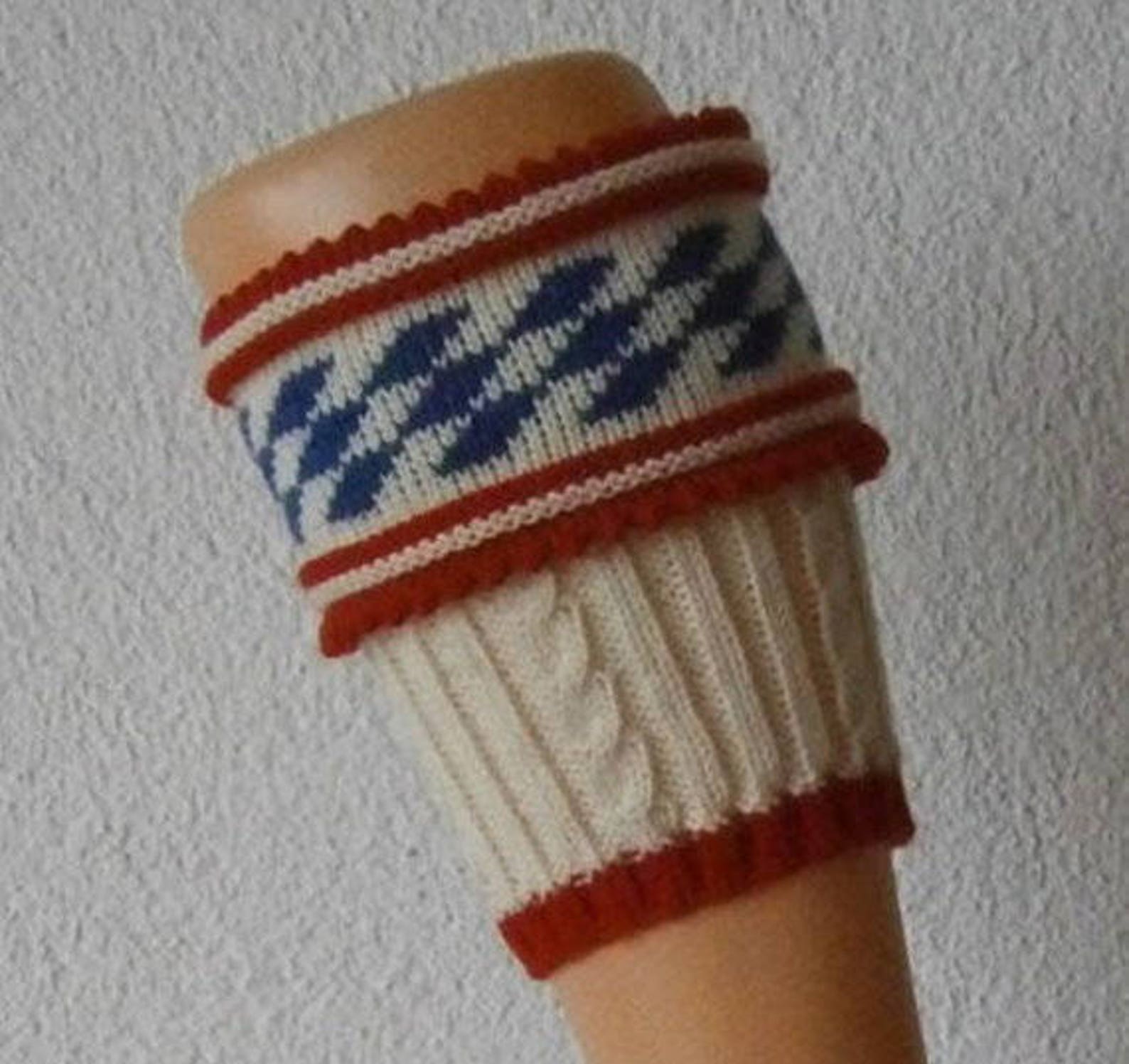 "Loferl" Two Part Lederhosen Socks Men Wear in Bavaria