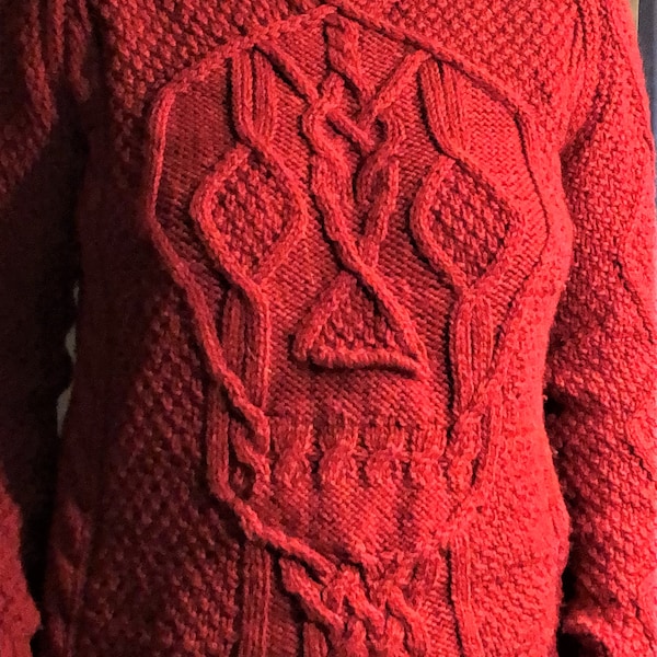 Skeleton Knit Sweater - Etsy