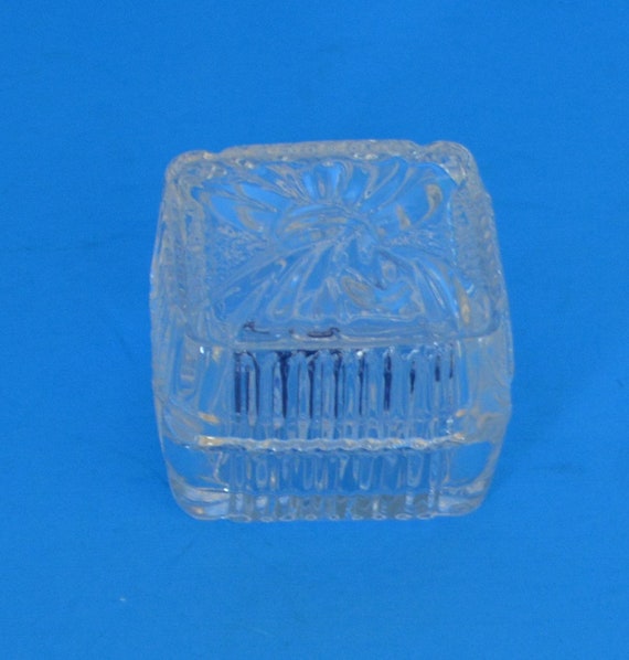 Treasure Box/Jewelry-Avon Vintage Lead Crystal Treasu… - Gem