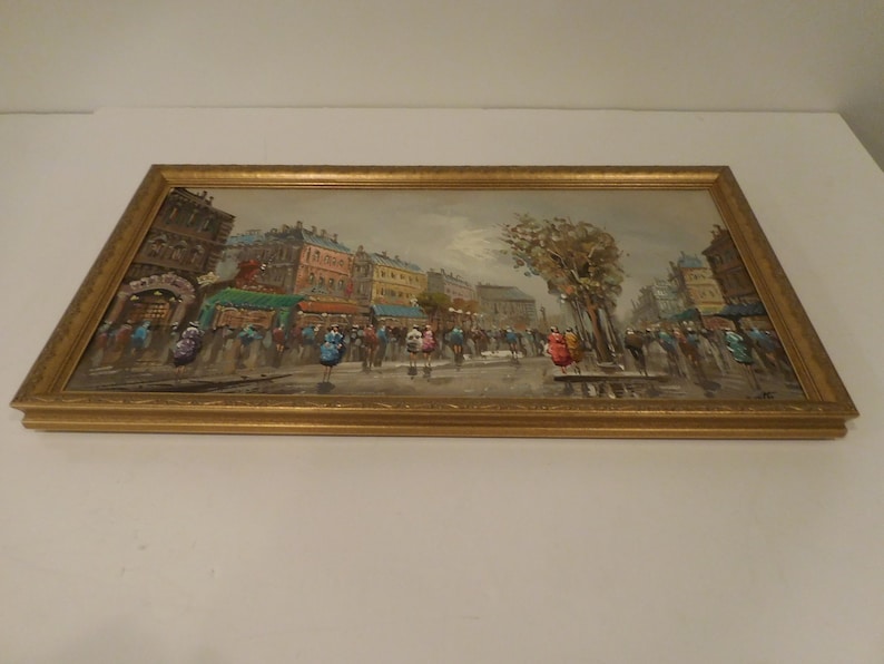Painting-original Oil by A. Veltz, Signed - No Title (paris) - Etsy