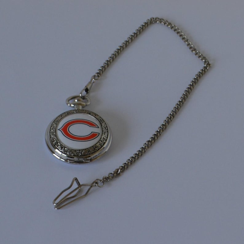 Watch-nfl Classic Men's Chicago BEARS Sport Pocket Watch Stainless ...